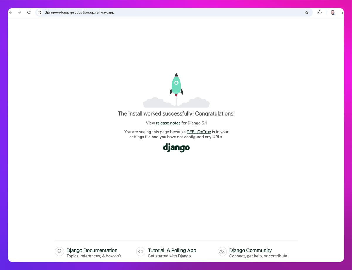 Deploy a Django App | Railway Docs