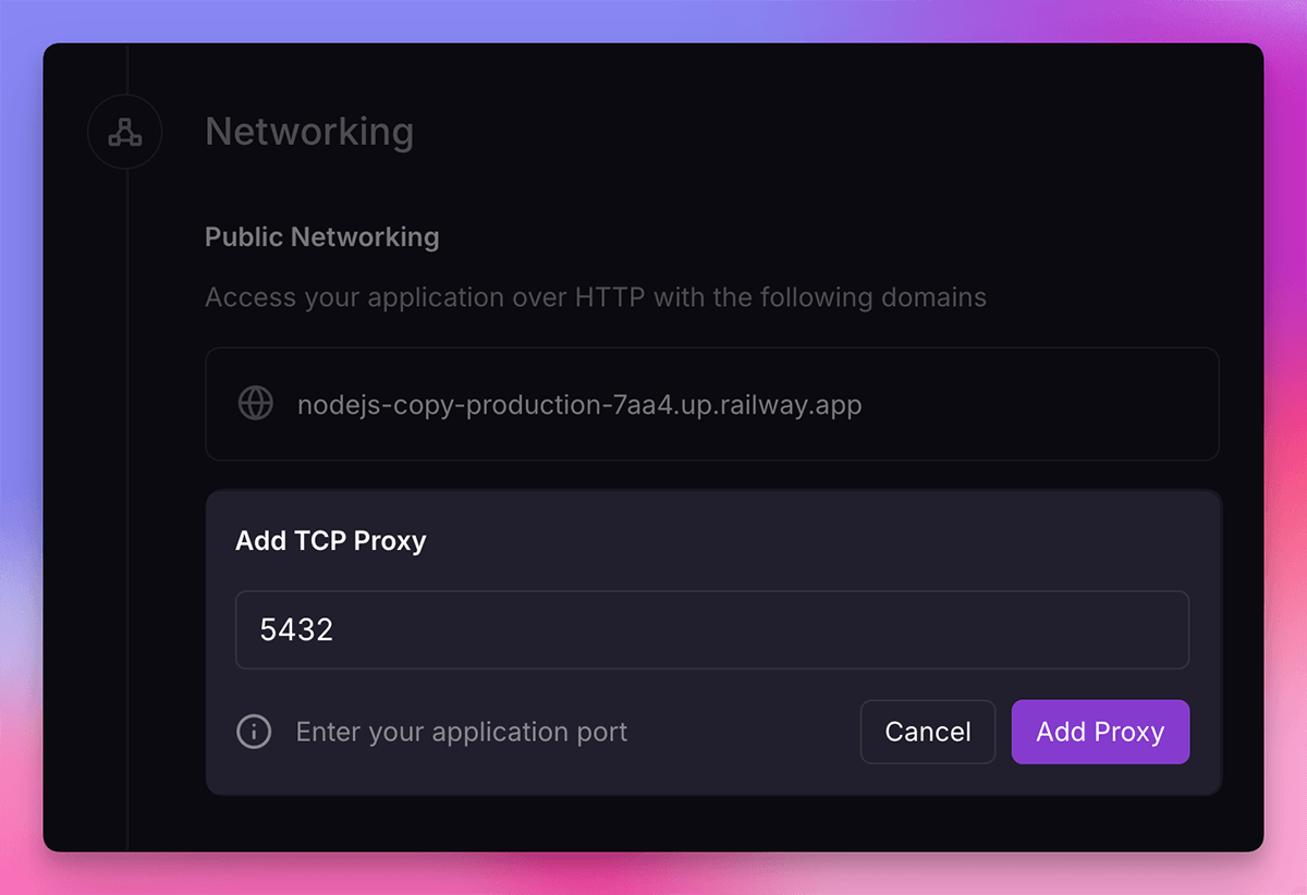 Build a Database Service | Railway Docs