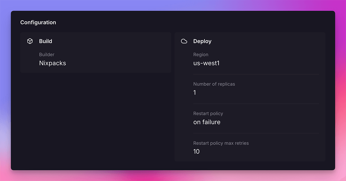 Using Config as Code | Railway Docs