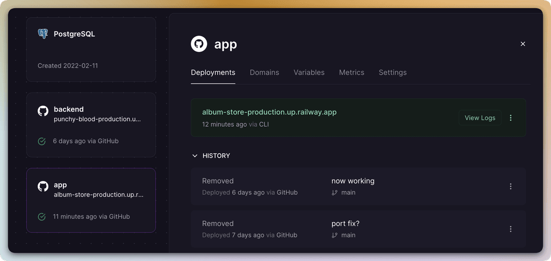 Deployments | Railway Docs