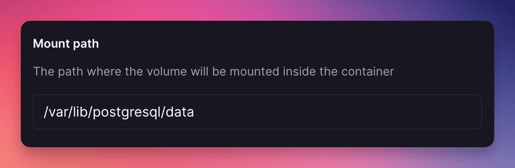 Build a Database Service | Railway Docs