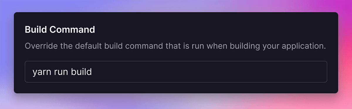 Build Configuration | Railway Docs